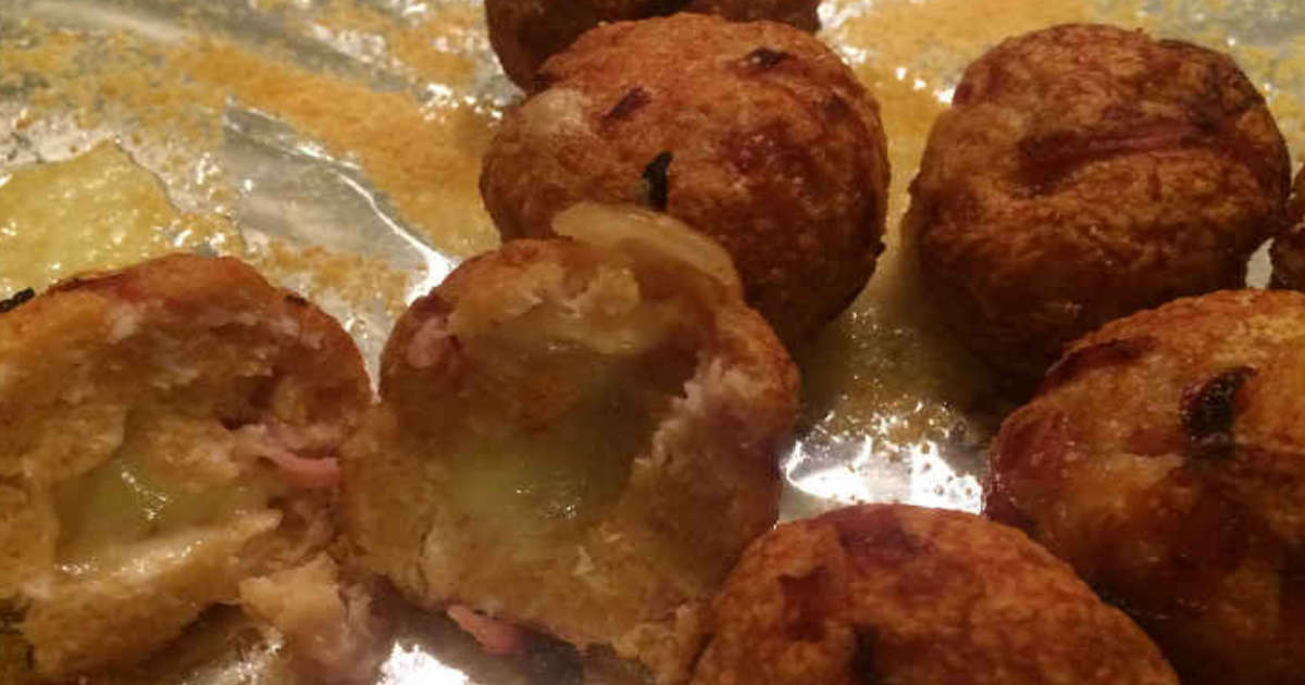 Savoury Chicken Bites | Mini chicken Kievs Recipe